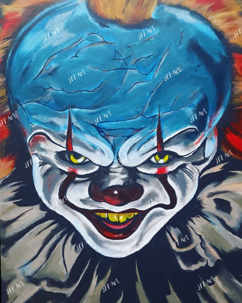 Pennywise, Fan Art, Digital Download, Instant Download, Printable Wall ...