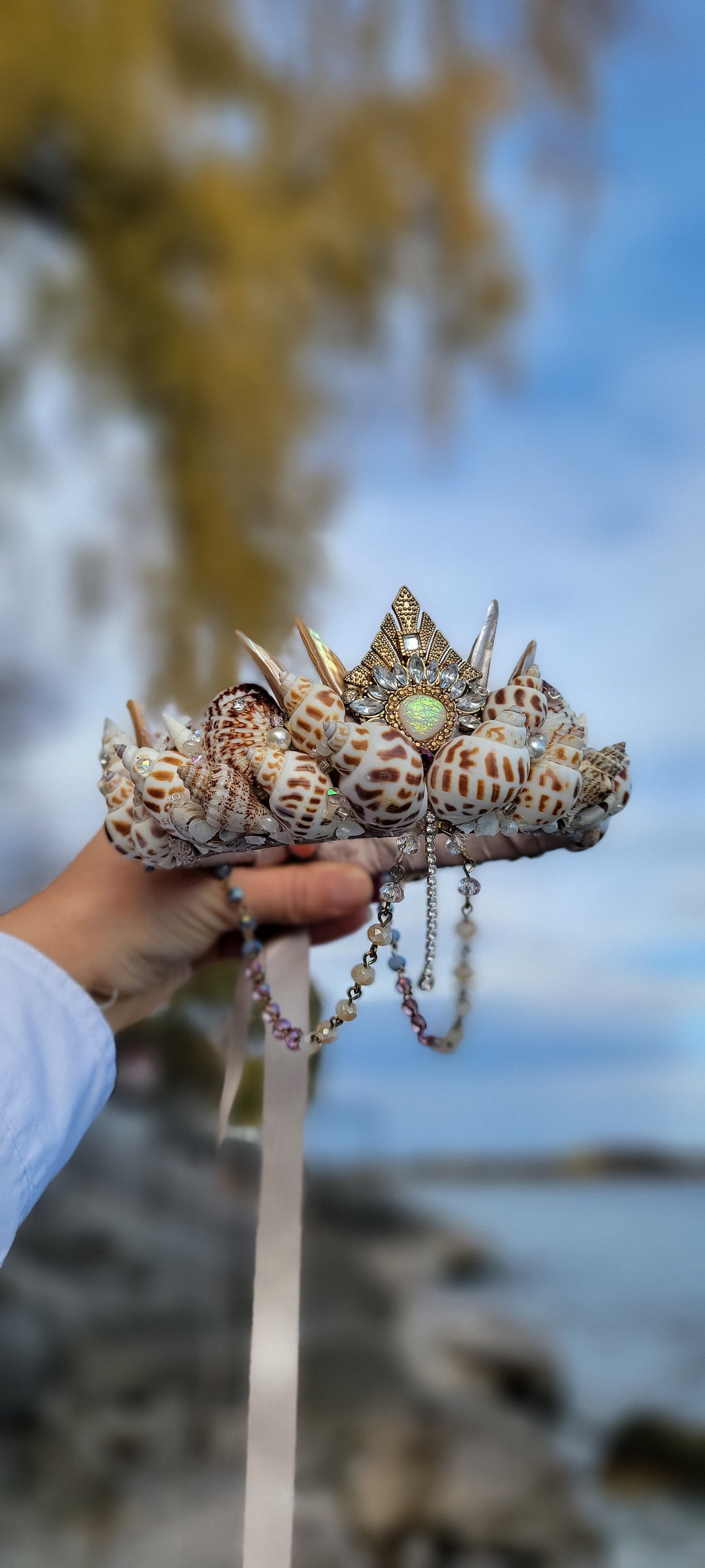 Mermaid Crown - Seashell Pearl Festival Tiara - Etsy