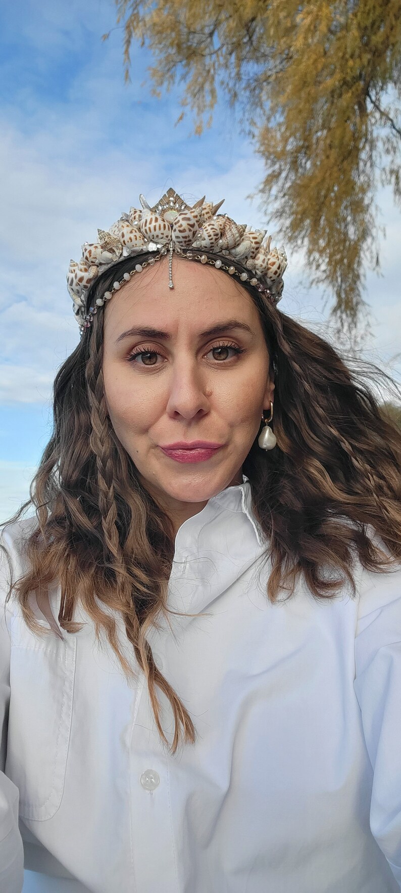 Mermaid Crown - Seashell Pearl Festival Tiara - Etsy