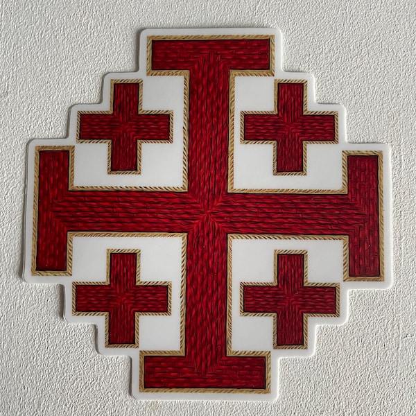 Jerusalem Cross Gold - Etsy
