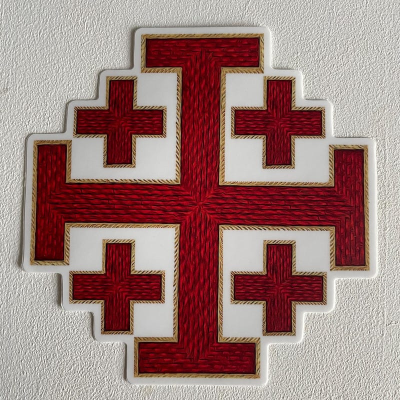 Jerusalem Cross Gold - Etsy