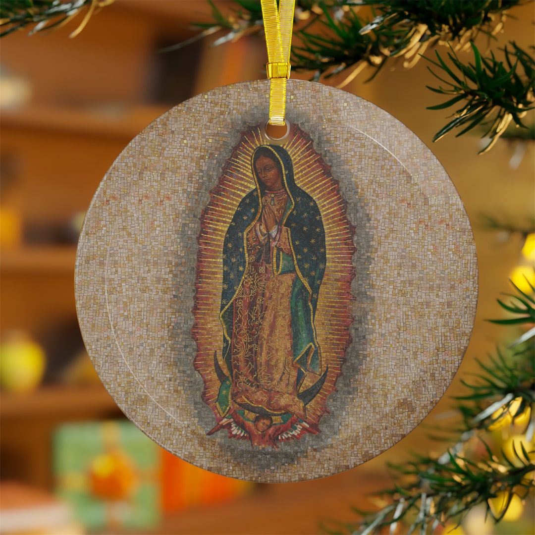 Our Lady of Guadalupe Christmas Ornament Virgin of Guadalupe - Etsy
