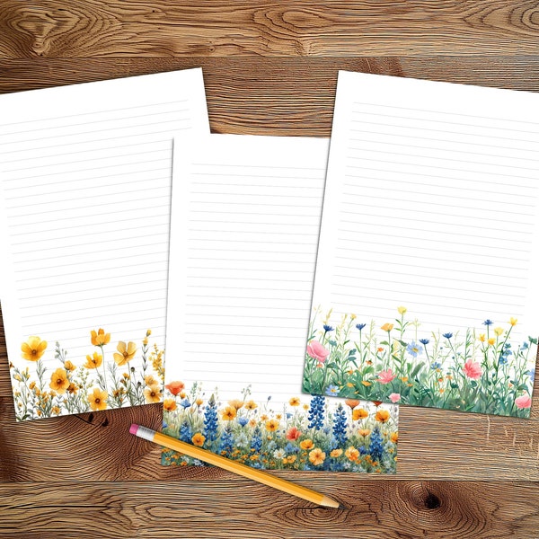 Printable Stationery - Etsy