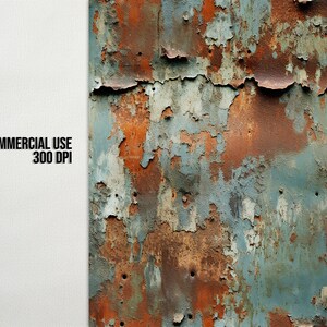 Rust Digital Paper | Rusted Digital Texture | Rust Texture PNG | Digital Scrapbook Papers ...