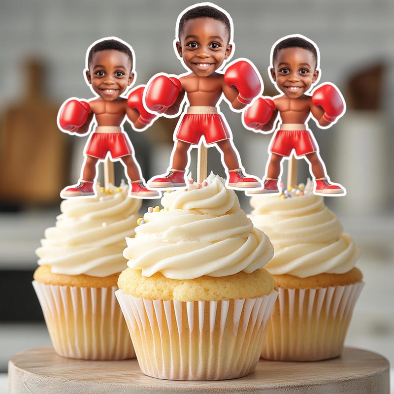 Boxer Cake Topper - Etsy