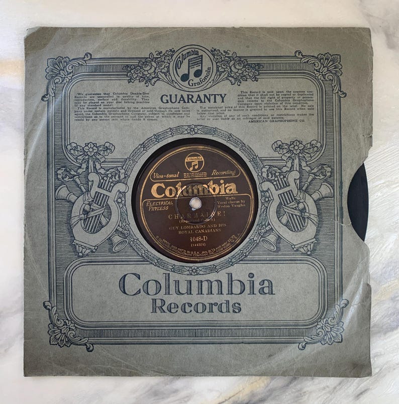 Vintage 1927 Guy Lombardo and His Royal Canadians Under the Moon ...