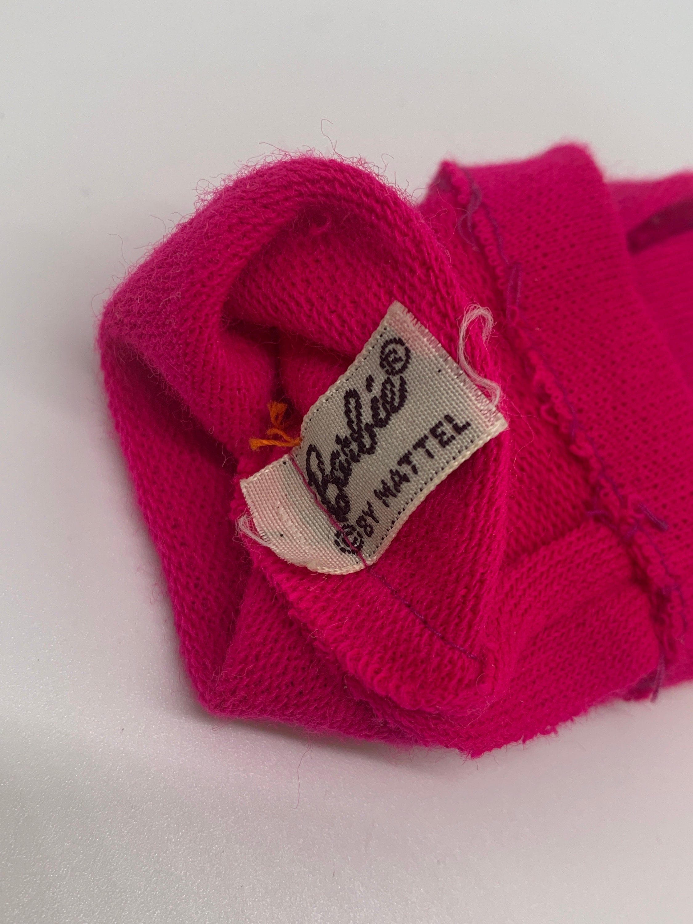 Vintage 1971-1972 Barbie Fringe Benefits Orange and Fuchsia Pink Dress ...