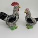 Vintage Blue Ridge Pottery Rooster and Hen Salt and Pepper Shakers ...