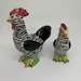 Vintage Blue Ridge Pottery Rooster and Hen Salt and Pepper Shakers ...