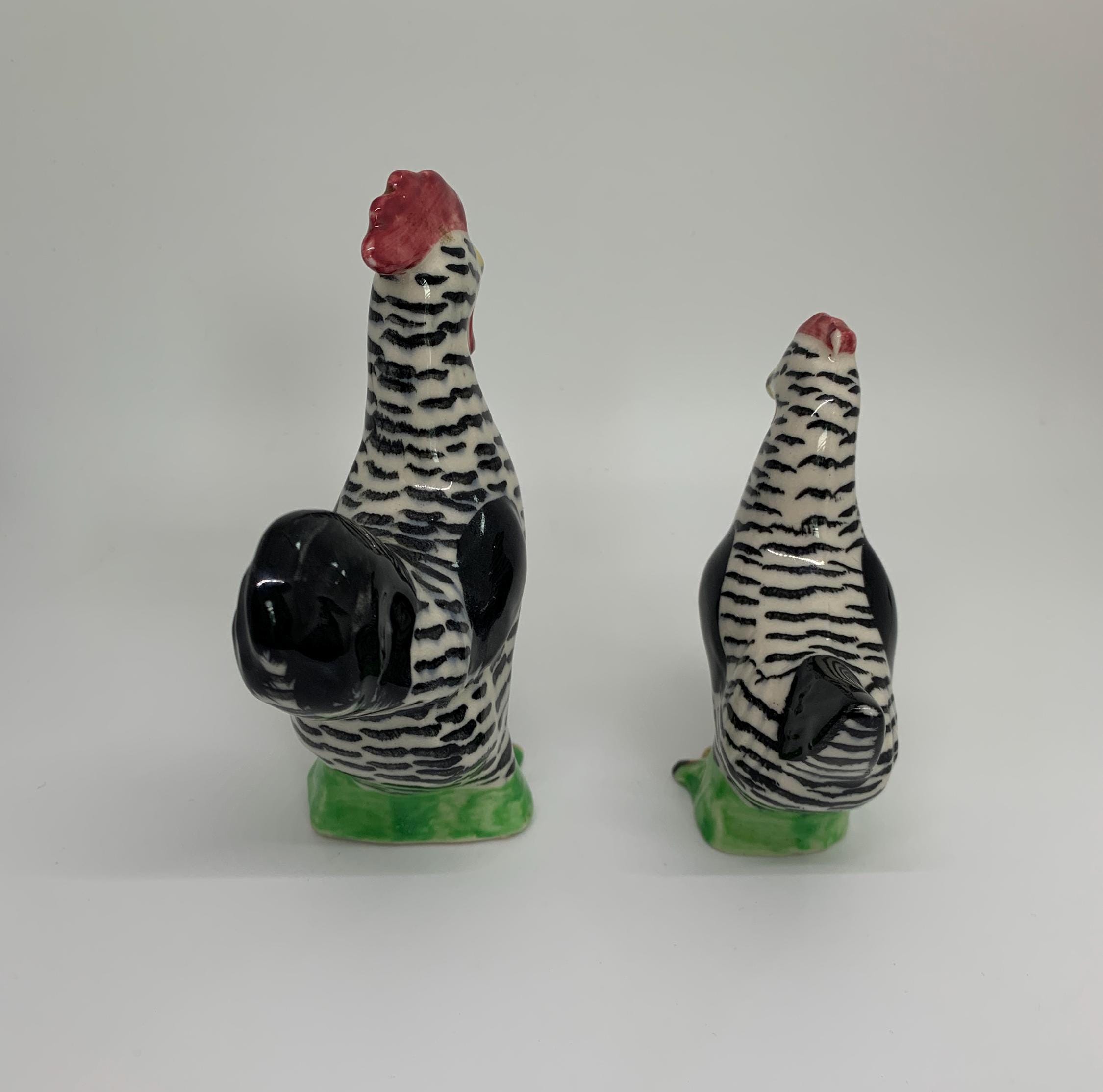 Vintage Blue Ridge Pottery Rooster and Hen Salt and Pepper Shakers ...