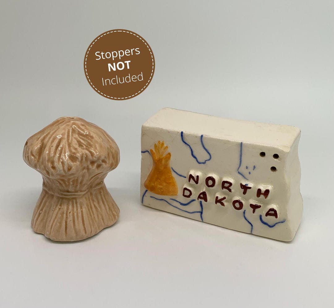 Vintage Parkcraft North Dakota and Wheat Salt and Pepper Shakers (some ...