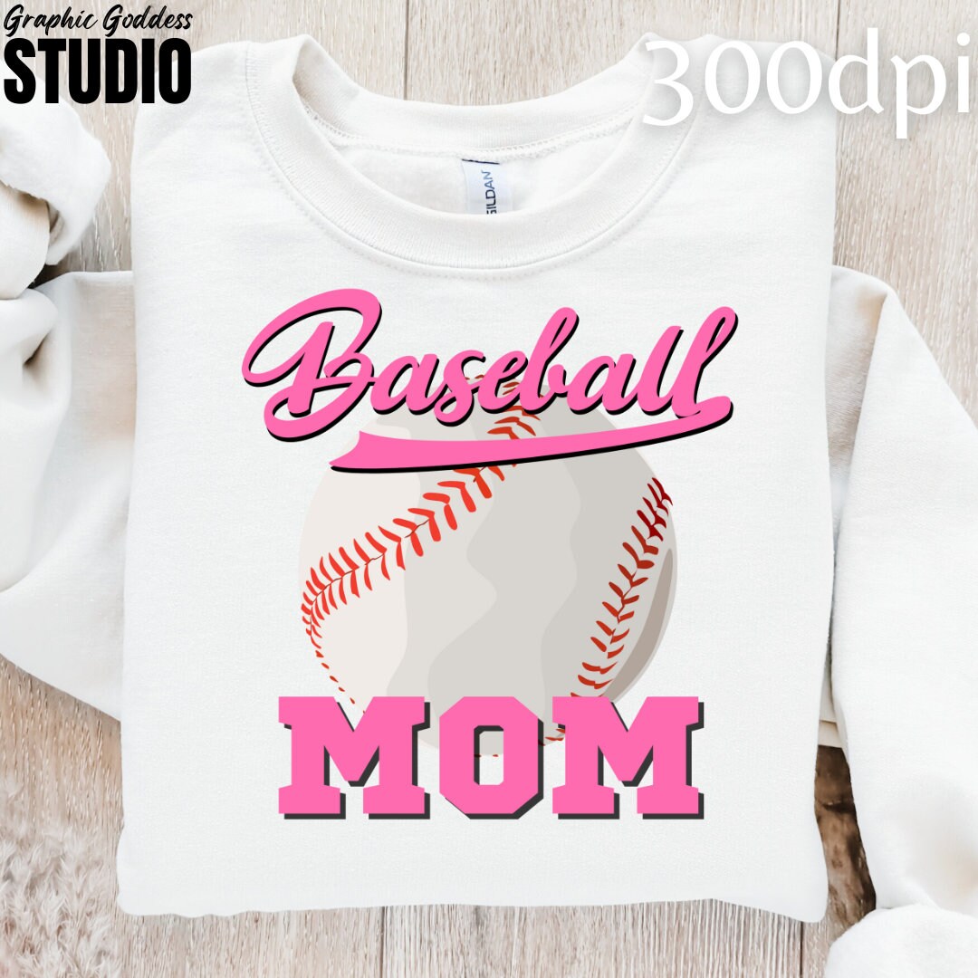 Baseball Mom PNG | Baseball Sublimation Design | Instant Download ...