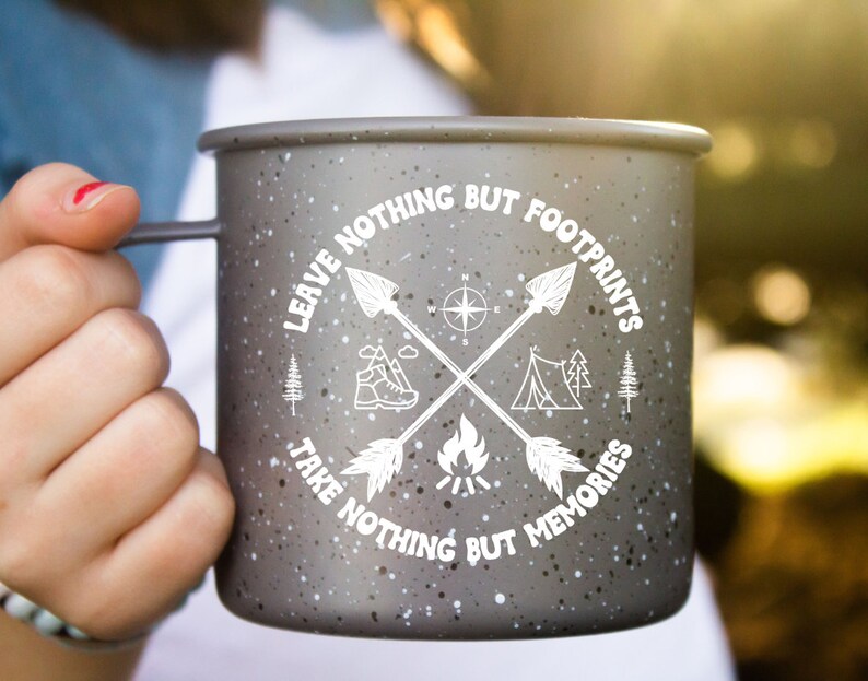 Camping Sublimation Design: Footprints & Memories PNG (digital Download ...