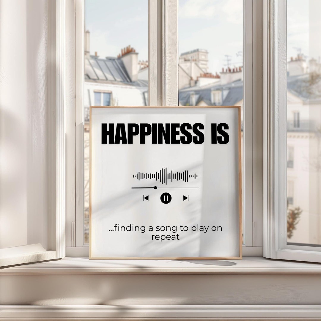 Music Lover Wall Art, Music Quote Print, Fun Music-inspired Home Decor ...