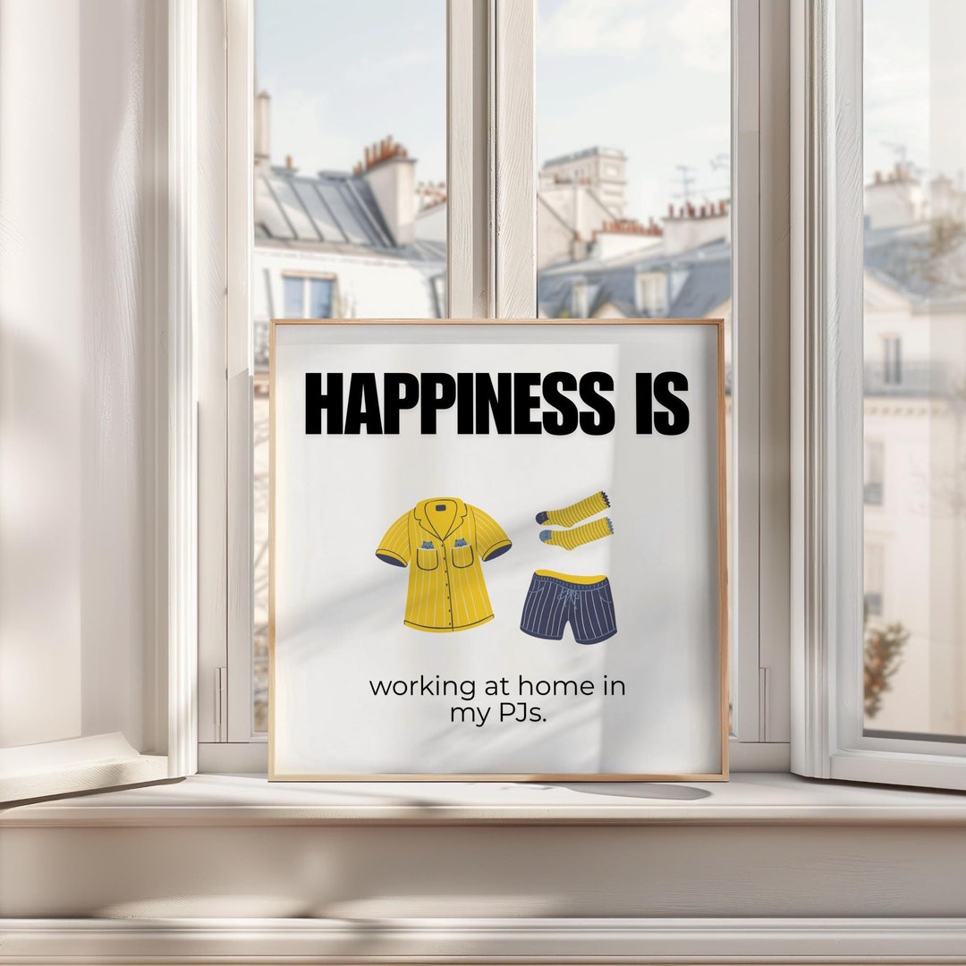 Funny Working From Home Print, WFH Office Prints, Corporate Quote Art ...