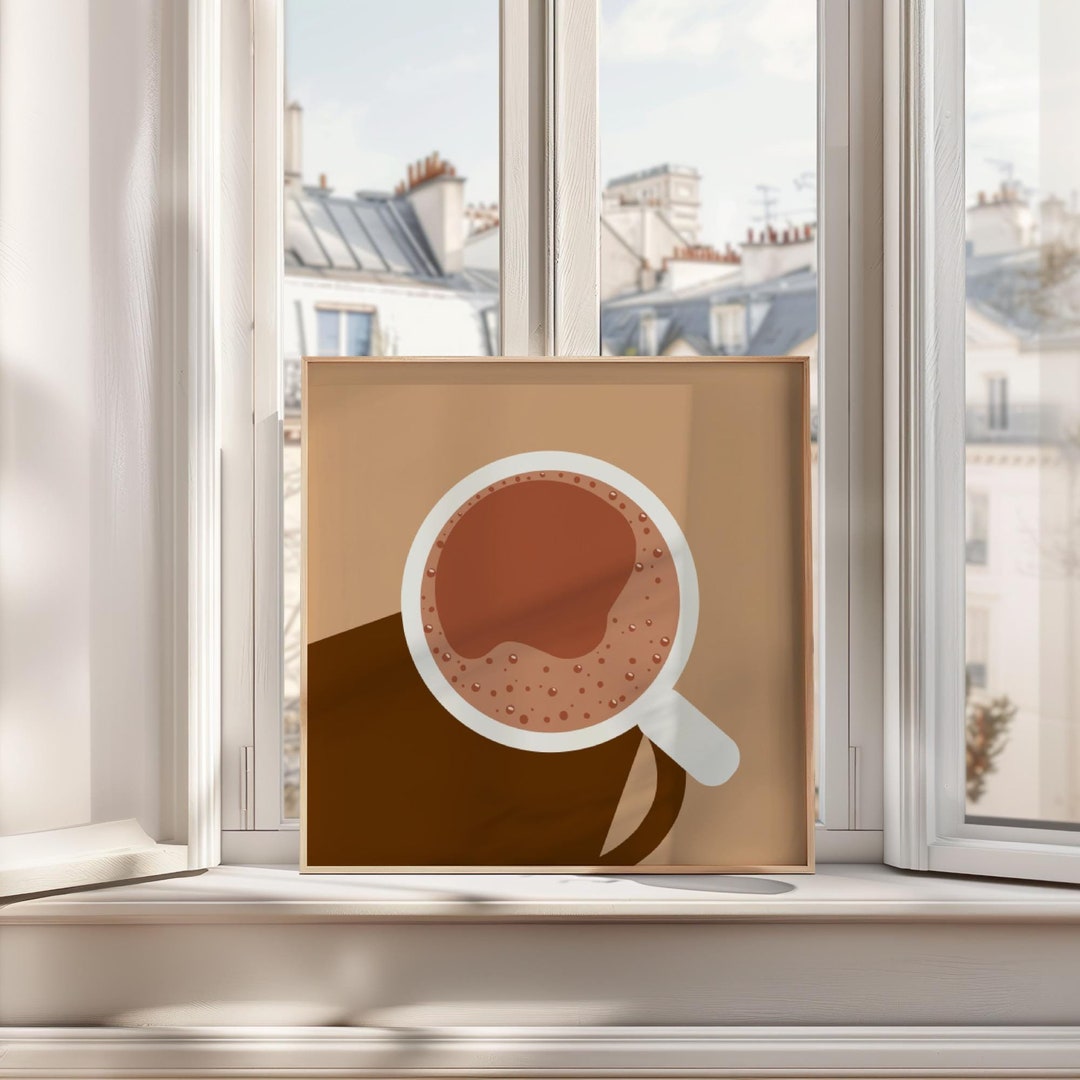 Minimalist Kitchen Coffee Poster, Cafe Bar Restaurant Print, Coffee ...
