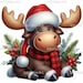 Christmas Moose PNG, Moose PNG, Christmas PNG, Christmas Moose Svg ...