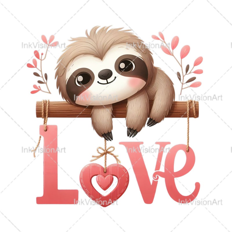 Cute Sloth - Etsy
