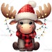 Christmas Moose PNG, Moose PNG, Christmas PNG, Christmas Moose Svg ...