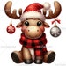 Christmas Moose PNG, Moose PNG, Christmas PNG, Christmas Moose Svg ...