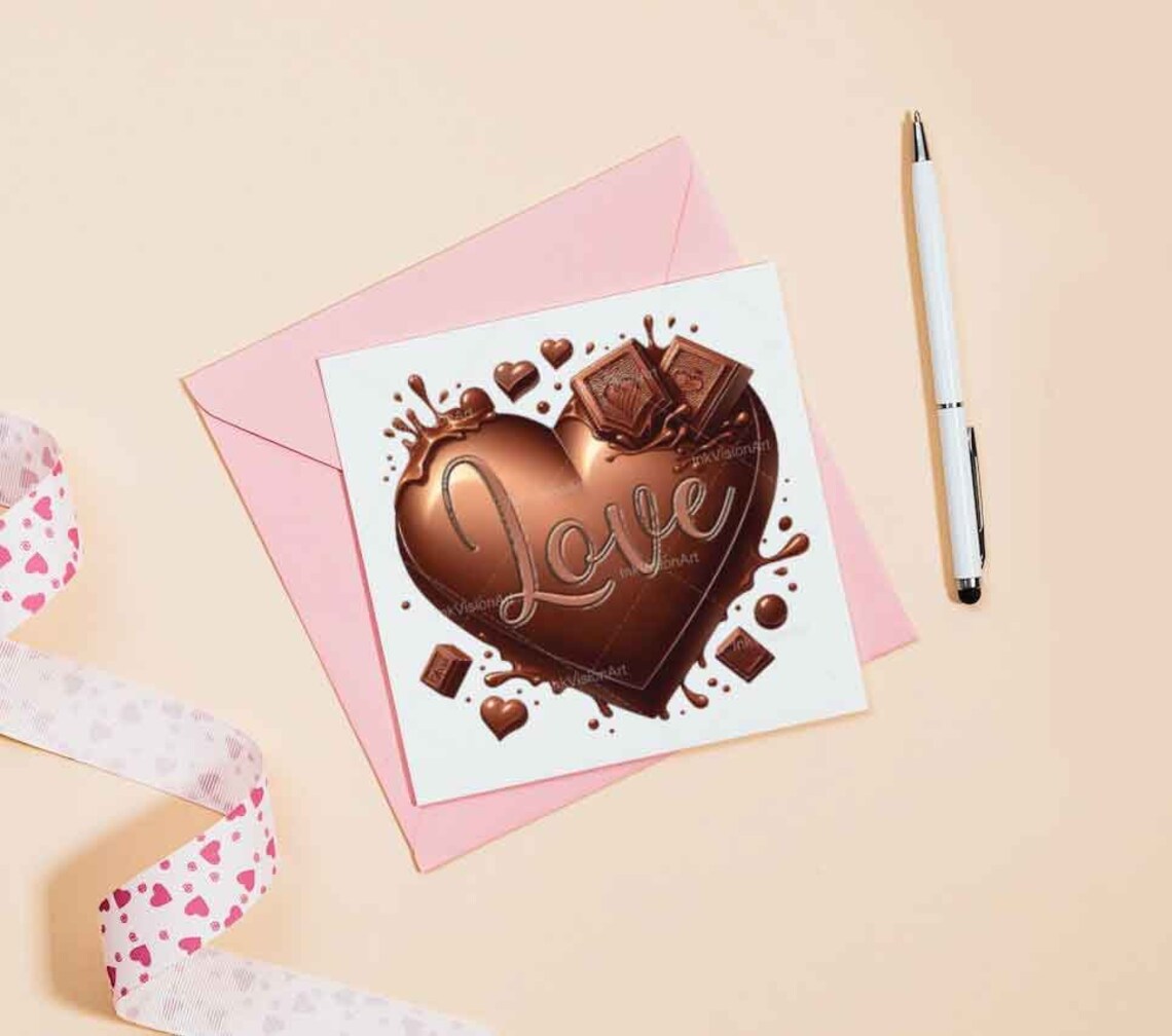 Valentine Heart PNG, Chocolate Heart PNG, Valentine's Day PNG ...