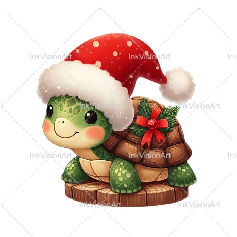 Cute Christmas Turtle PNG , Christmas Turtle PNG, Christmas PNG, Turtle ...