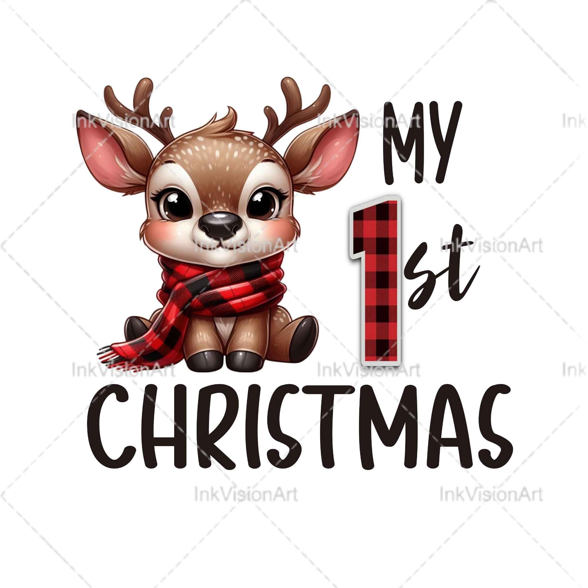 My First Christmas PNG , Reindeer PNG, Christmas PNG, My First ...