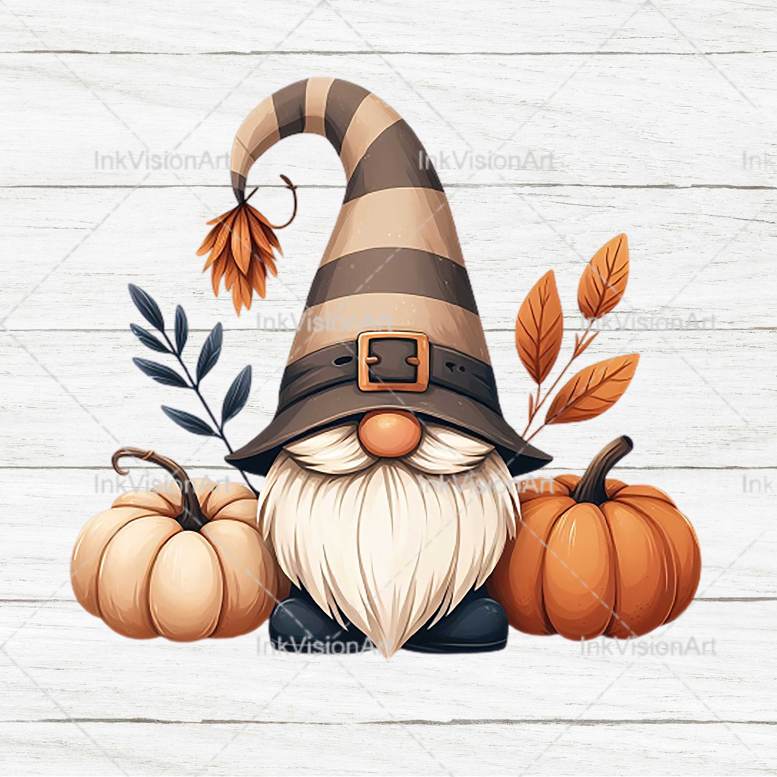Fall Gnome PNG, Thanksgiving Gnome PNG, Gnome PNG, Gnome Decor Png ...