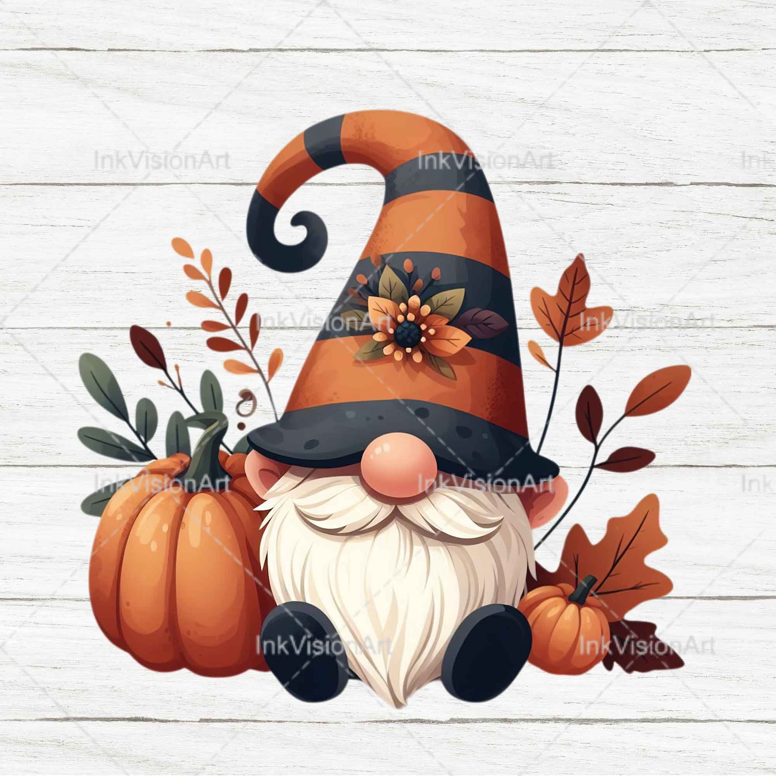 Fall Gnome PNG, Thanksgiving Gnome PNG, Gnome PNG, Gnome Decor Png ...