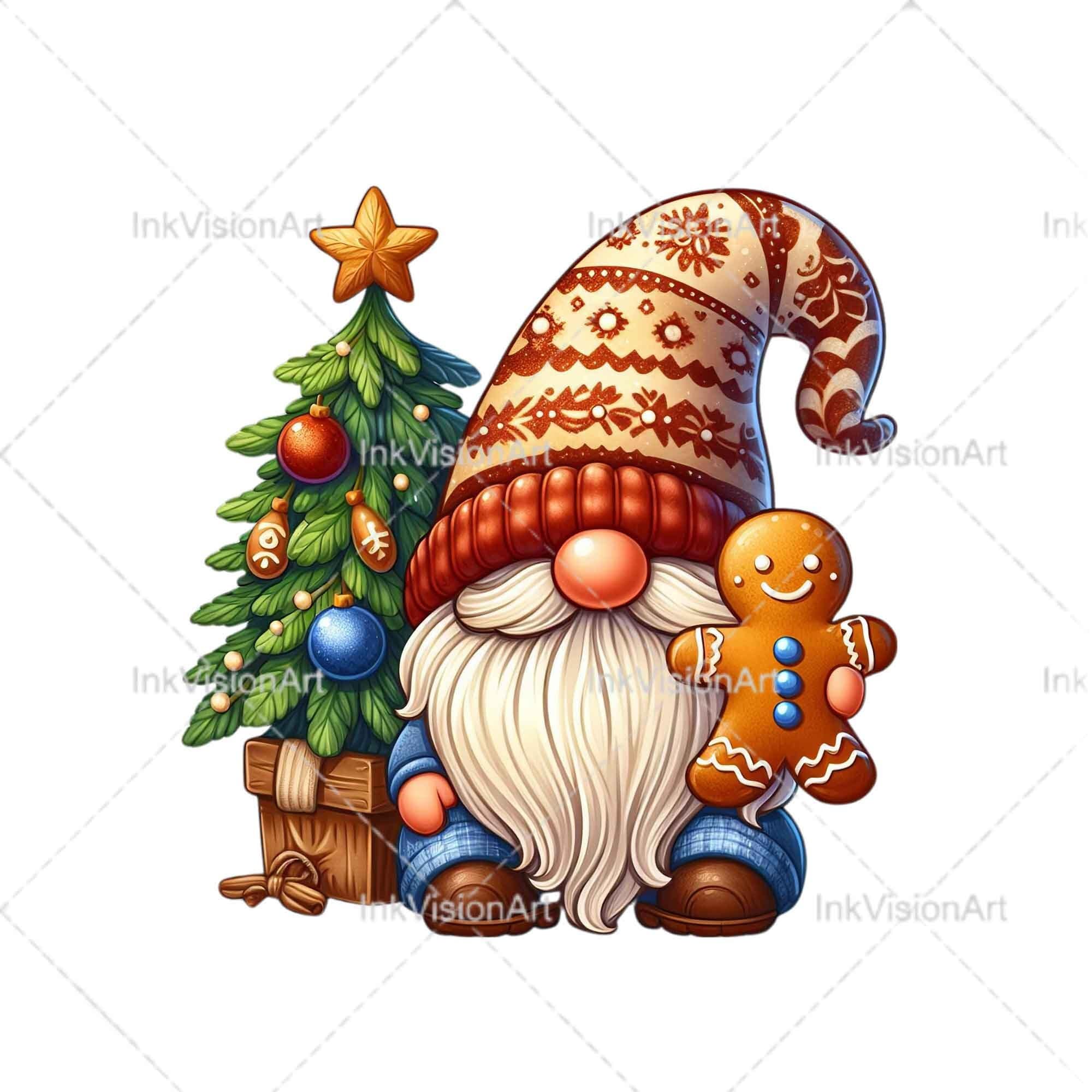 Gingerbread Gnome PNG, Christmas Gnome PNG, Gnome PNG, Gingerbread ...