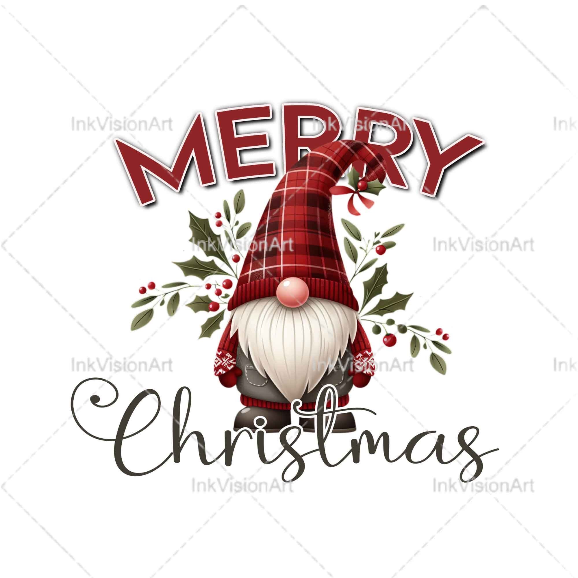 Merry Christmas Gnome PNG, Christmas Gnome PNG, Gnome PNG, Merry ...