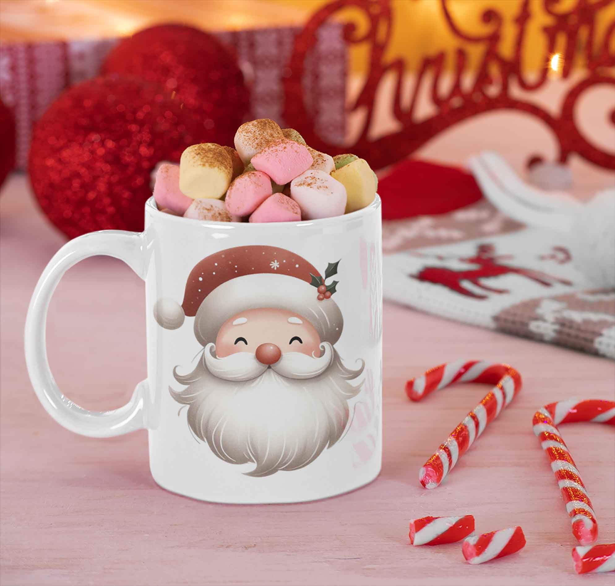 Santa Face PNG, Santa PNG, Christmas PNG, Santa Decor Png, Santa Face ...