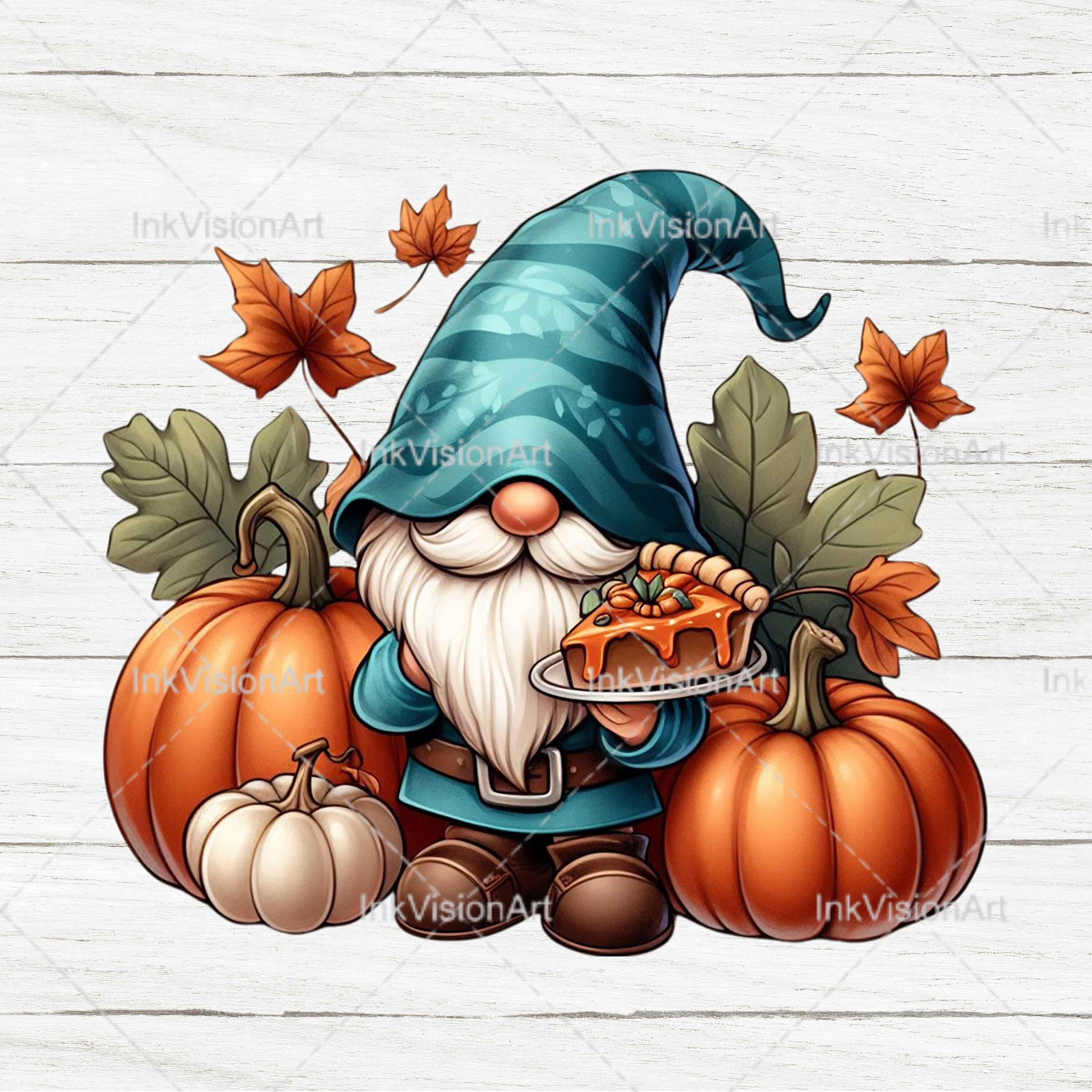 Fall Gnome PNG, Thanksgiving Gnome PNG, Gnome PNG, Gnome Decor Png ...