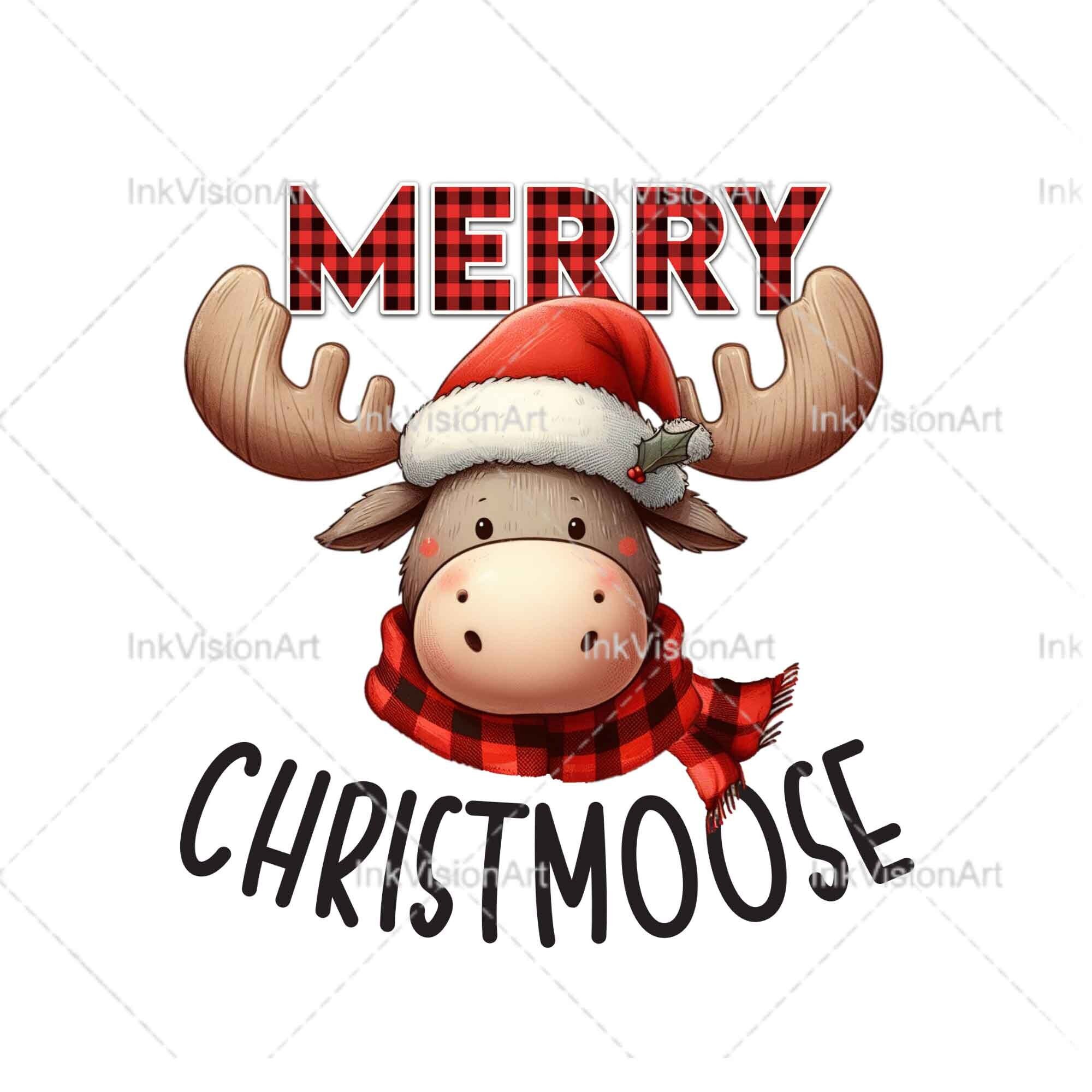 Merry Christmoose PNG, Moose PNG, Christmas PNG, Merry Christmoose Svg ...
