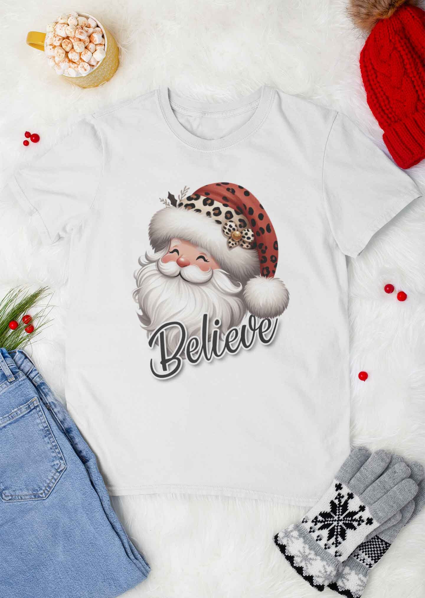 Santa Believe PNG Santa PNG Christmas PNG Santa Decor Png - Etsy