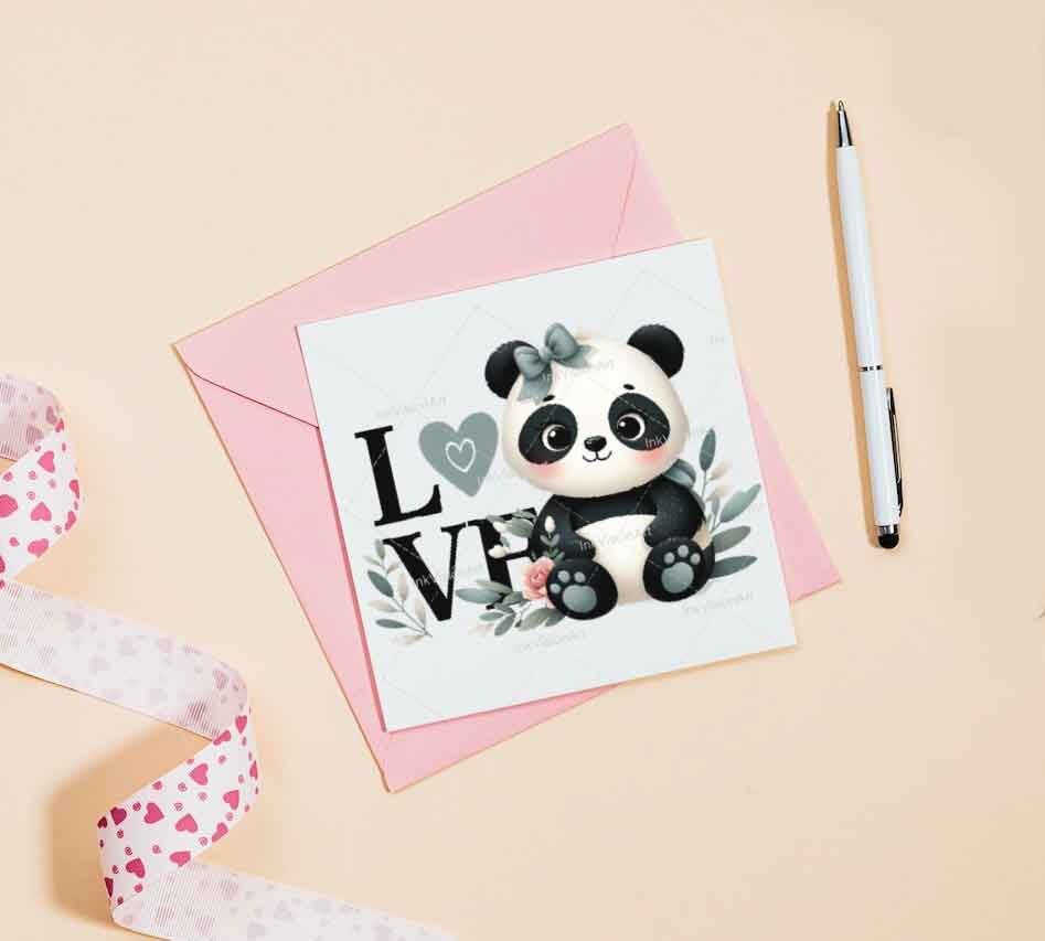Valentine Panda PNG, Cute Panda PNG, Valentine PNG, Valentine Panda Svg ...