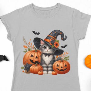 Halloween Cat PNG, Fall Cat PNG, Halloween PNG, Happy Halloween Png ...