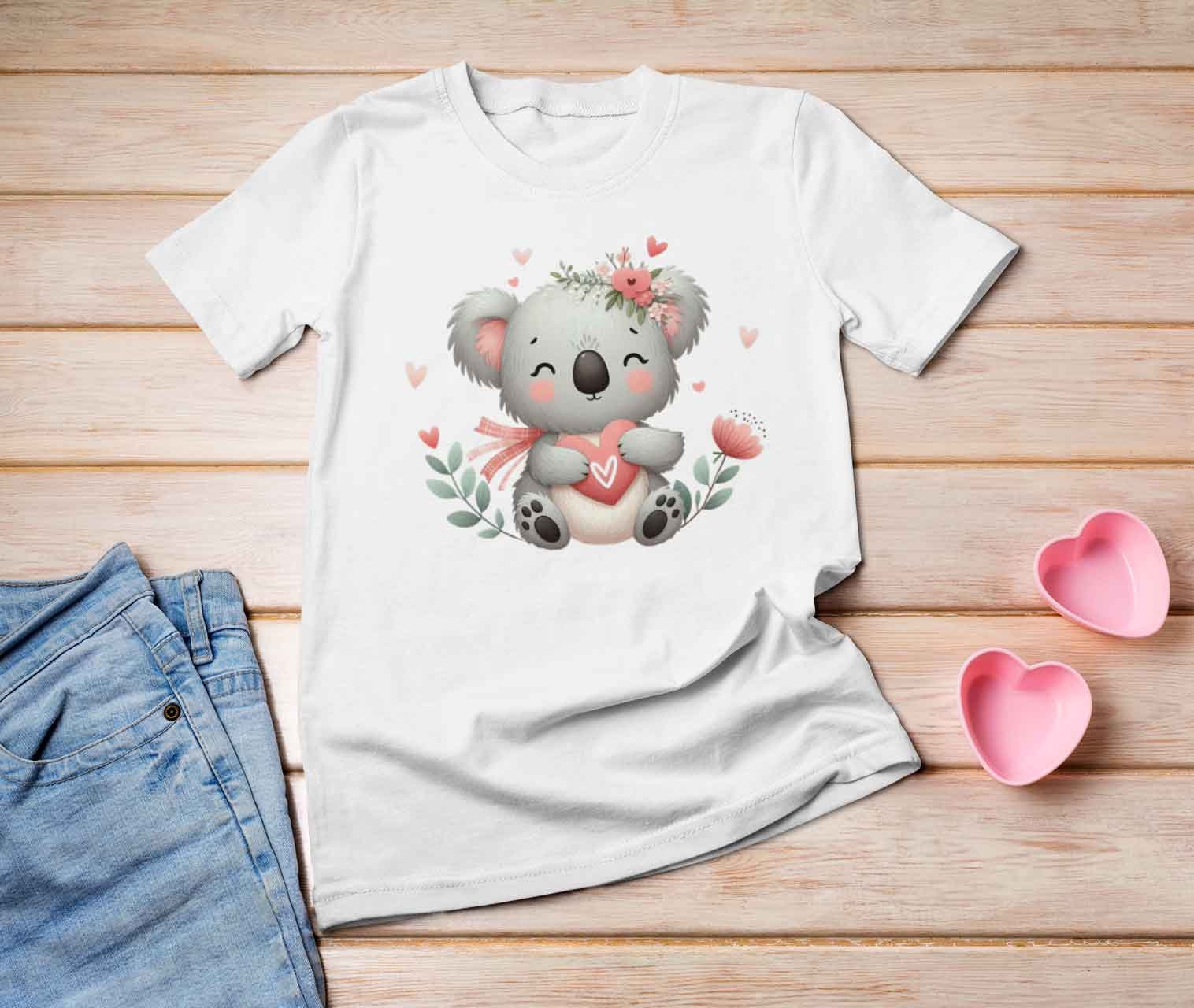 Valentine Koala PNG, Cute Koala PNG, Valentine PNG, Valentine Koala Svg ...