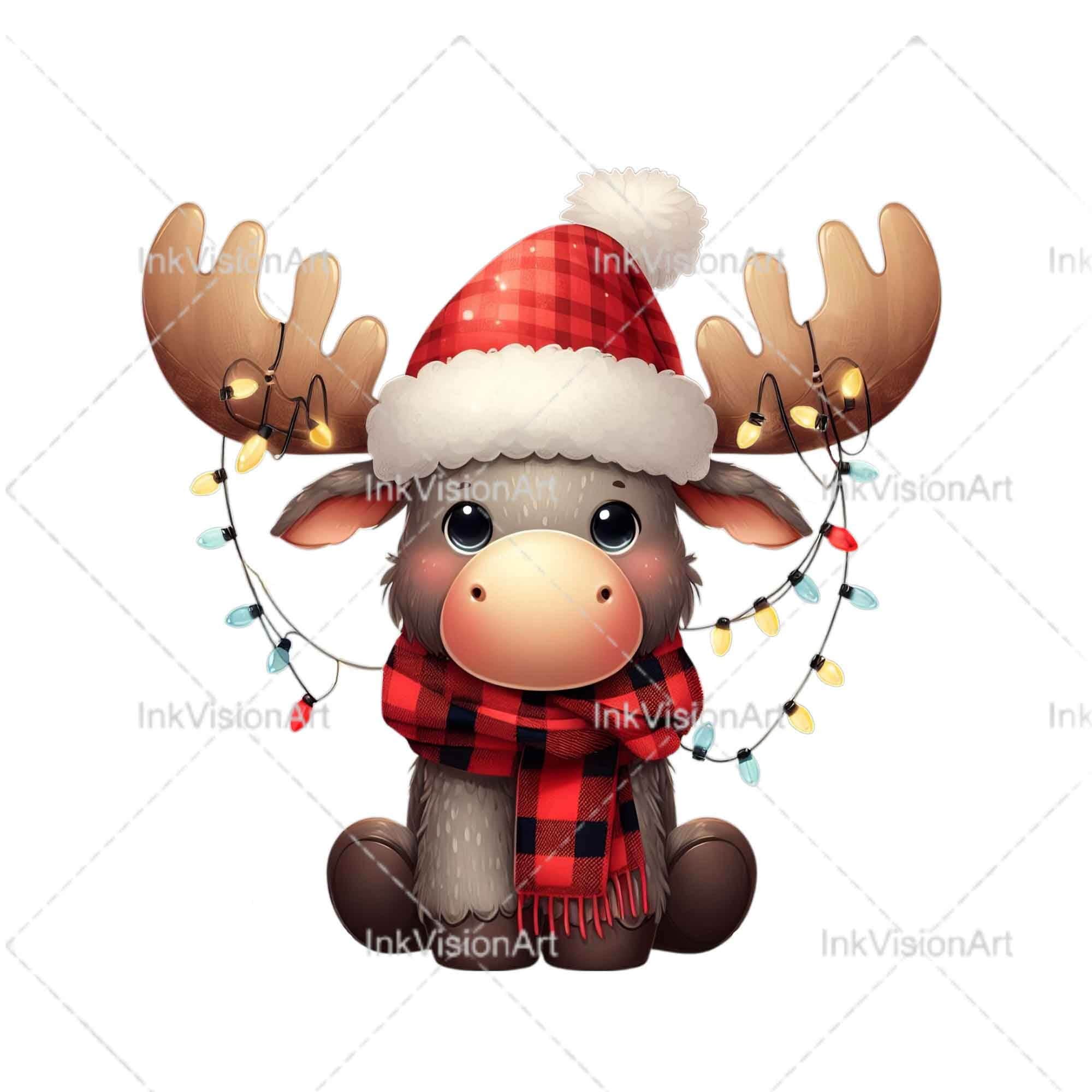 Christmas Moose PNG Moose PNG Christmas PNG Christmas Moose - Etsy