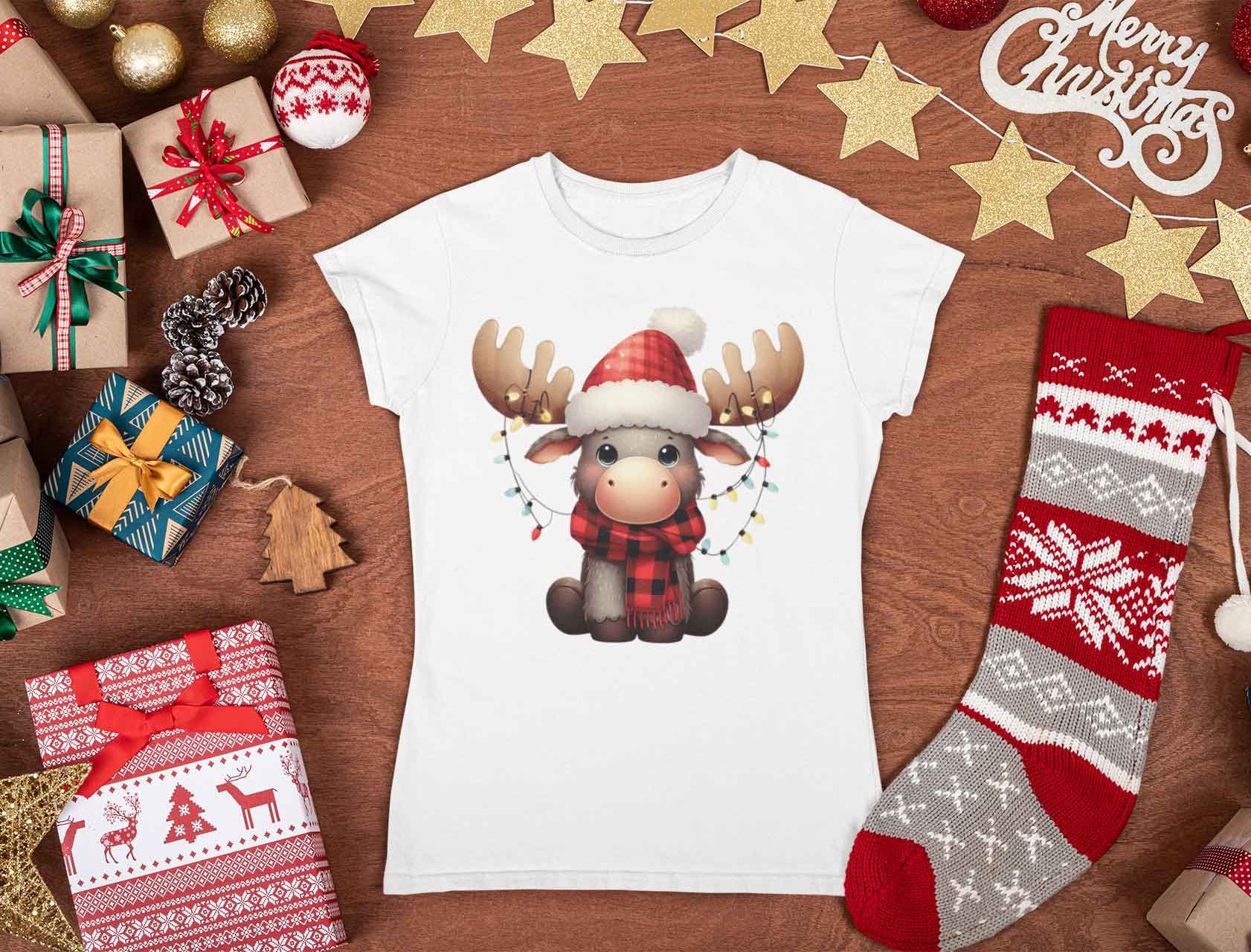 Christmas Moose PNG, Moose PNG, Christmas PNG, Christmas Moose Svg ...