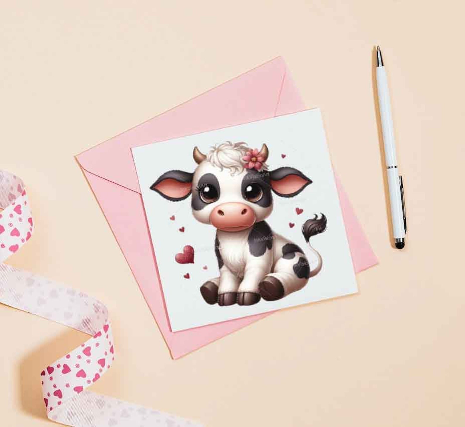 Valentine Cow PNG, Cute Cow PNG, Valentine PNG, Valentine Cow Svg, Cute ...