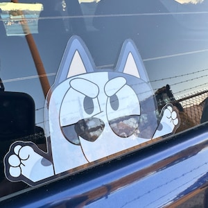 Funny Peeker Dog Sticker | Family Car, Truck Window Decal - Etsy