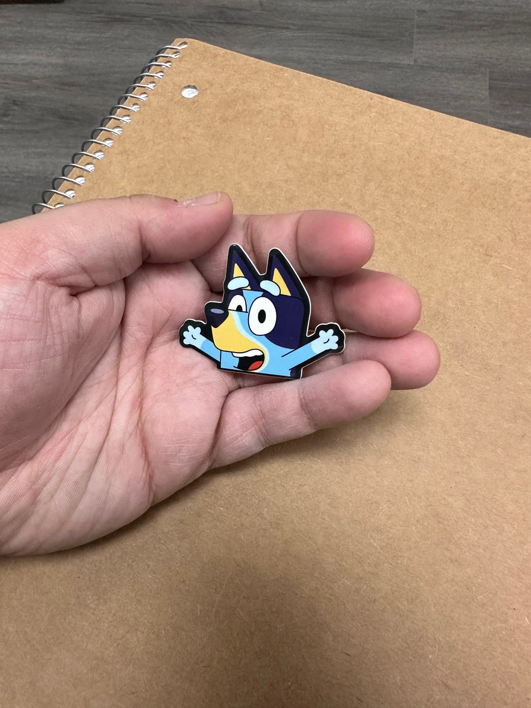 Blue Mini Dog Peeker| Family Peeker Stickers| Funny Decal | Truck Decal ...