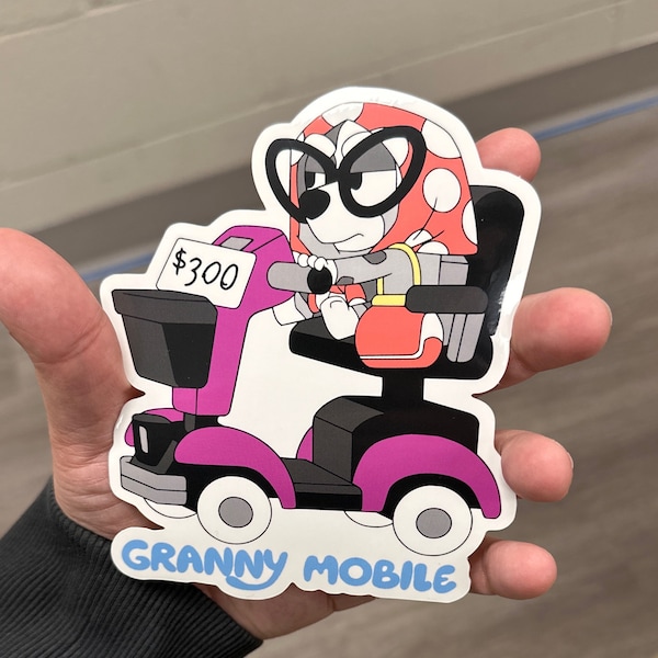 Granny Mobile Stickers - Etsy
