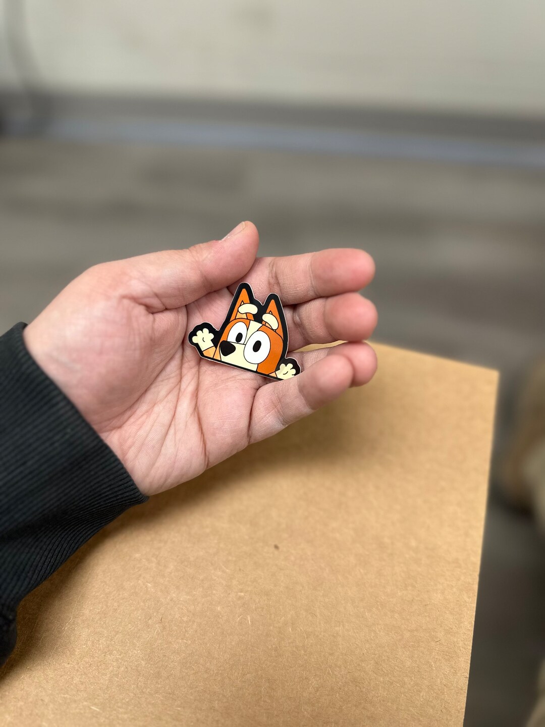 Bingo Mini Peeker Stickers Dog| Family Funny Decal| Truck Window ...