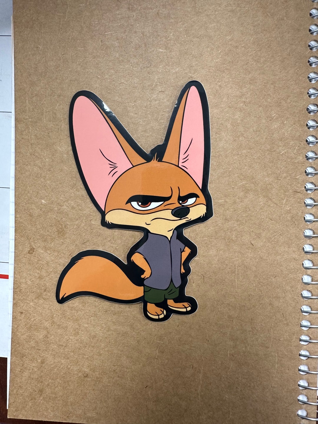 Zootopia Fennec Fox Sticker: Funny Car/truck Decal - Etsy