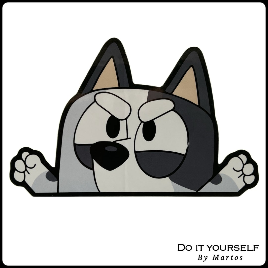 Funny Peeker Dog Sticker | Family Car, Truck Window Decal - Etsy