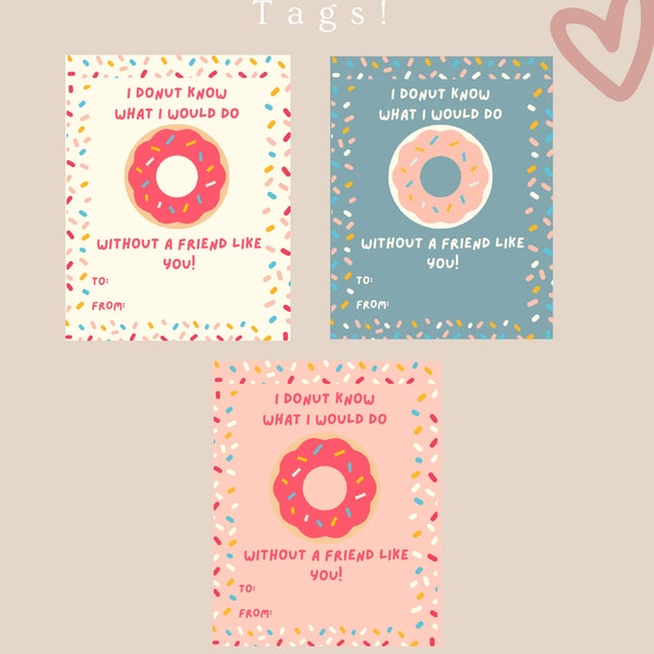 Donut Tag - Etsy