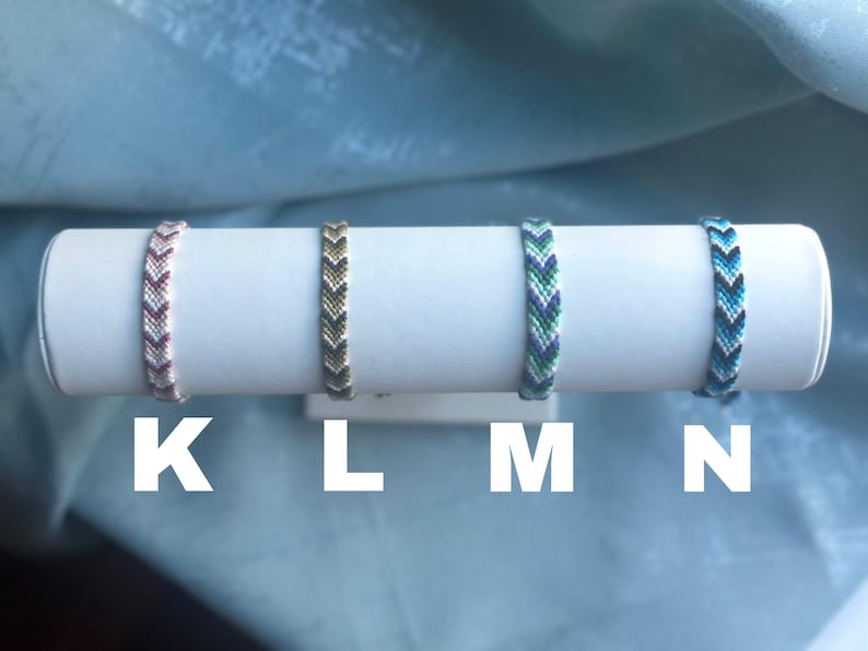 Chevron Bracelet / Friendship Bracelet / String Bracelets / Custom ...
