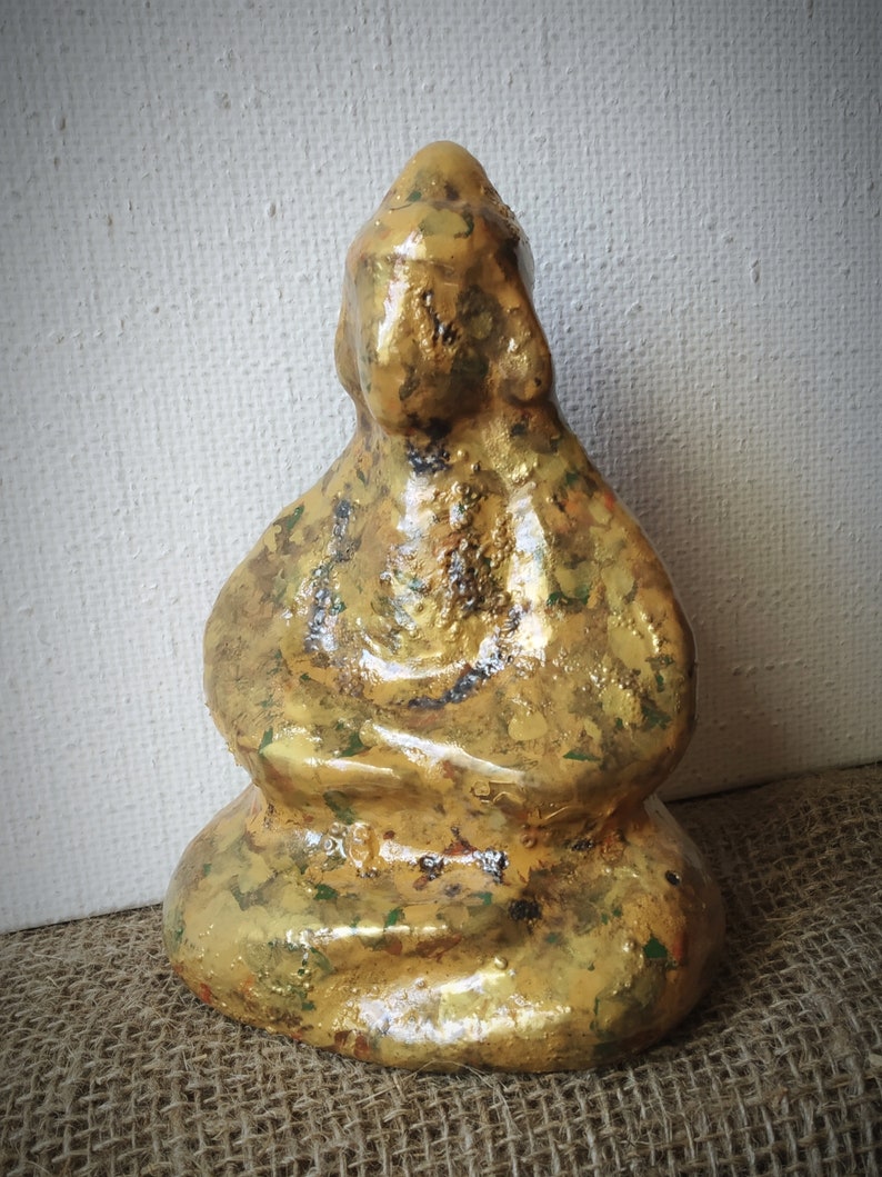 Ceramic Buddha Figurine - Etsy